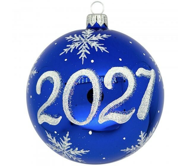 Шар "2027" синий — фото 1