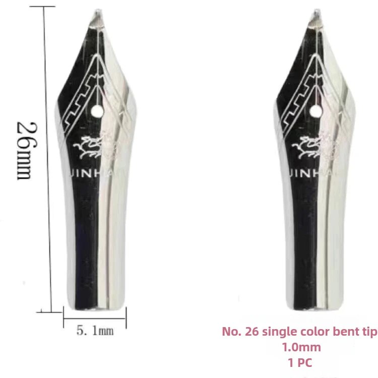 Перьевая ручка JINHAO с заменой пера EF/F/M NO.26 Bent Tip