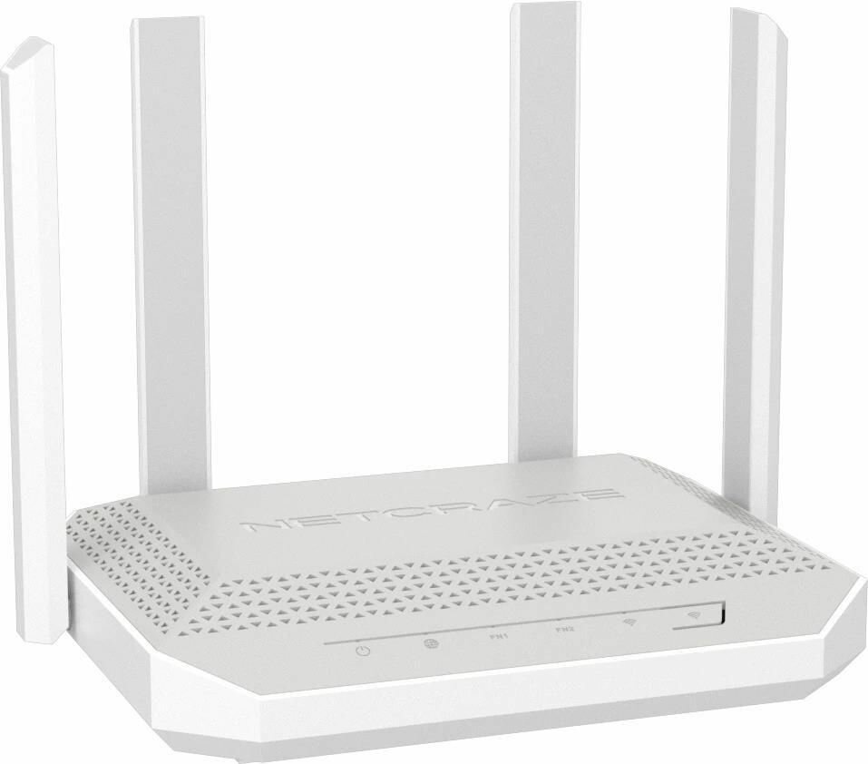 Мультигигабитный интернет-центр Netcraze Giga (NC-1012) с Mesh Wi-Fi 6 AX3000, Smart-коммутатором 1 2.5G/SFP и 4 1G, многофункциональными портами USB 3.0 и 2.0