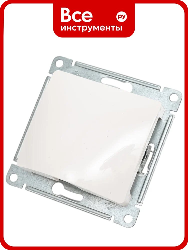 Вывод кабеля Systeme Electric Glossa Молочный SE GSL000999 скрытый модуль пластик‑металл бежево‑молочный оттенок