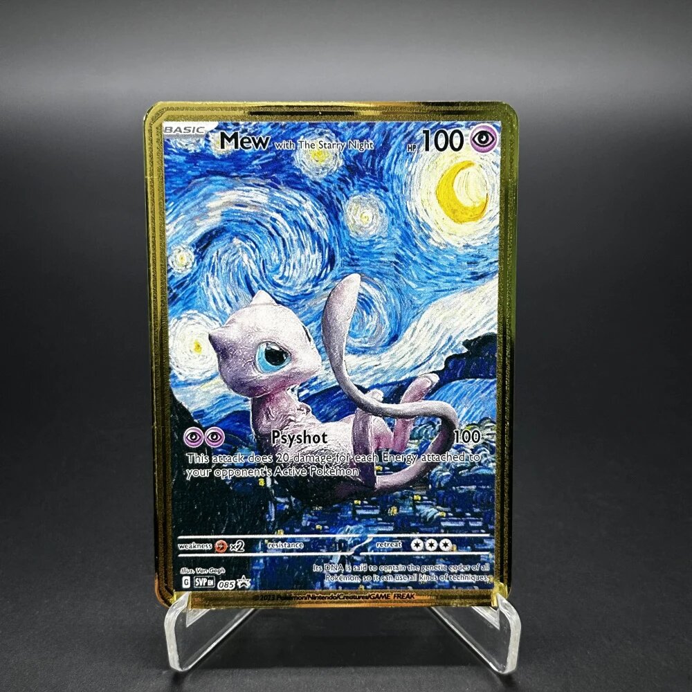 Pokemon Mew Van Gogh Card-12