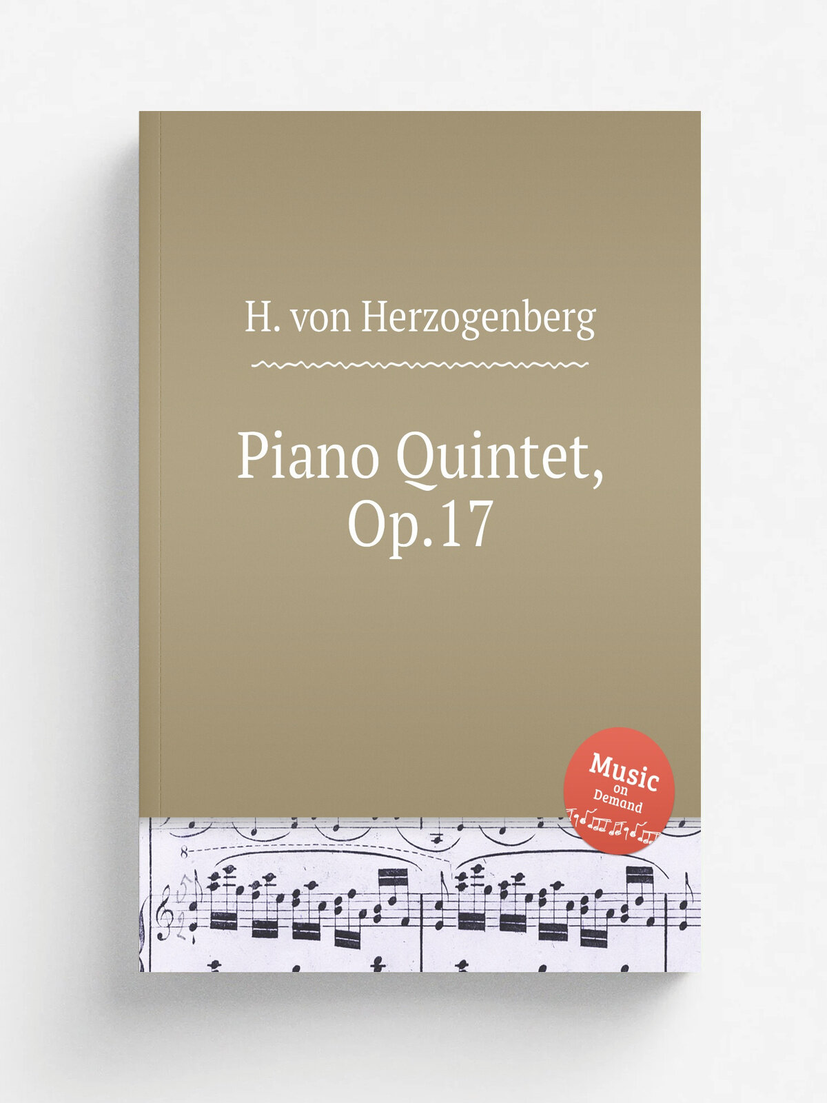 Piano Quintet, Op.17 | H. von Herzogenberg | Репринт