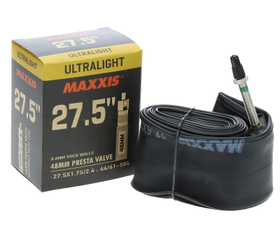 Камера Maxxis Ultralight 27.5x1.75/2.40 0.6 мм вело нип. 48 мм (EIB00139600)