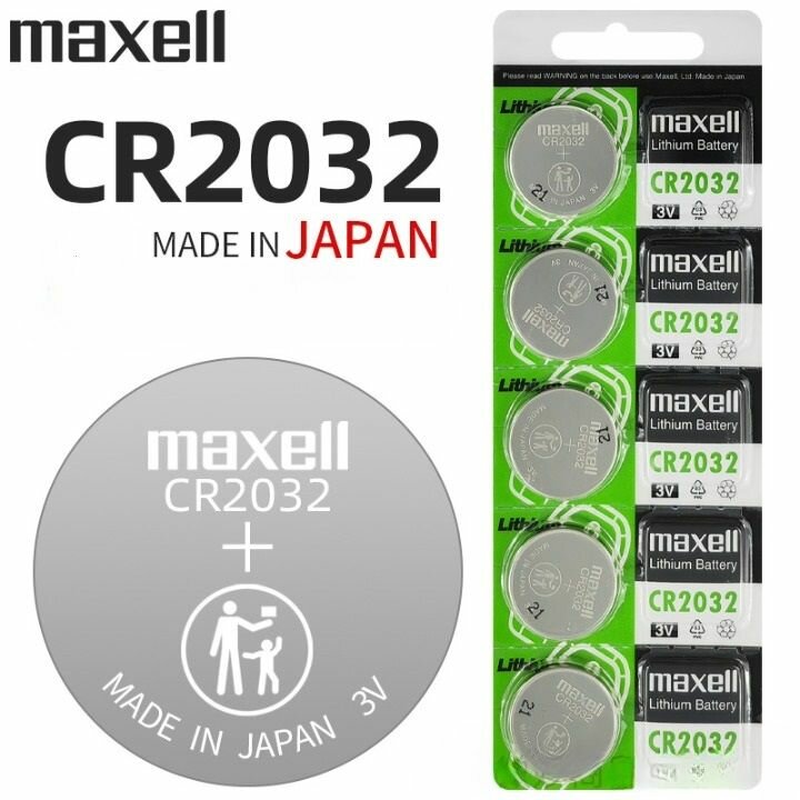 Батарейка Maxell CR2032 Lithium 3V 5шт.