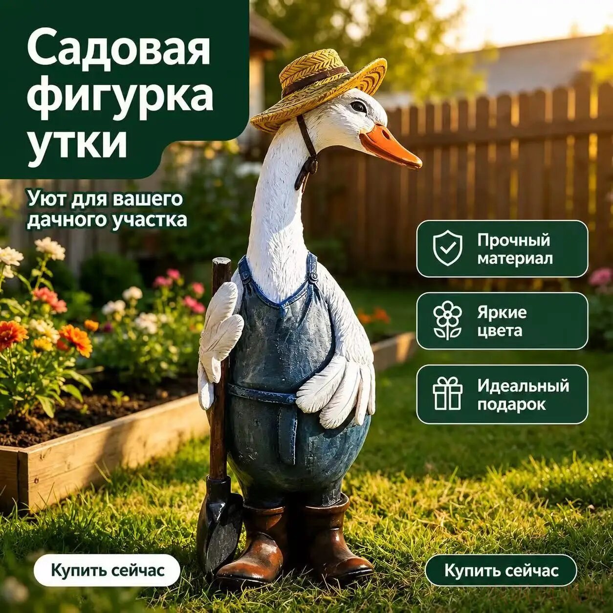 Фигурка садовая