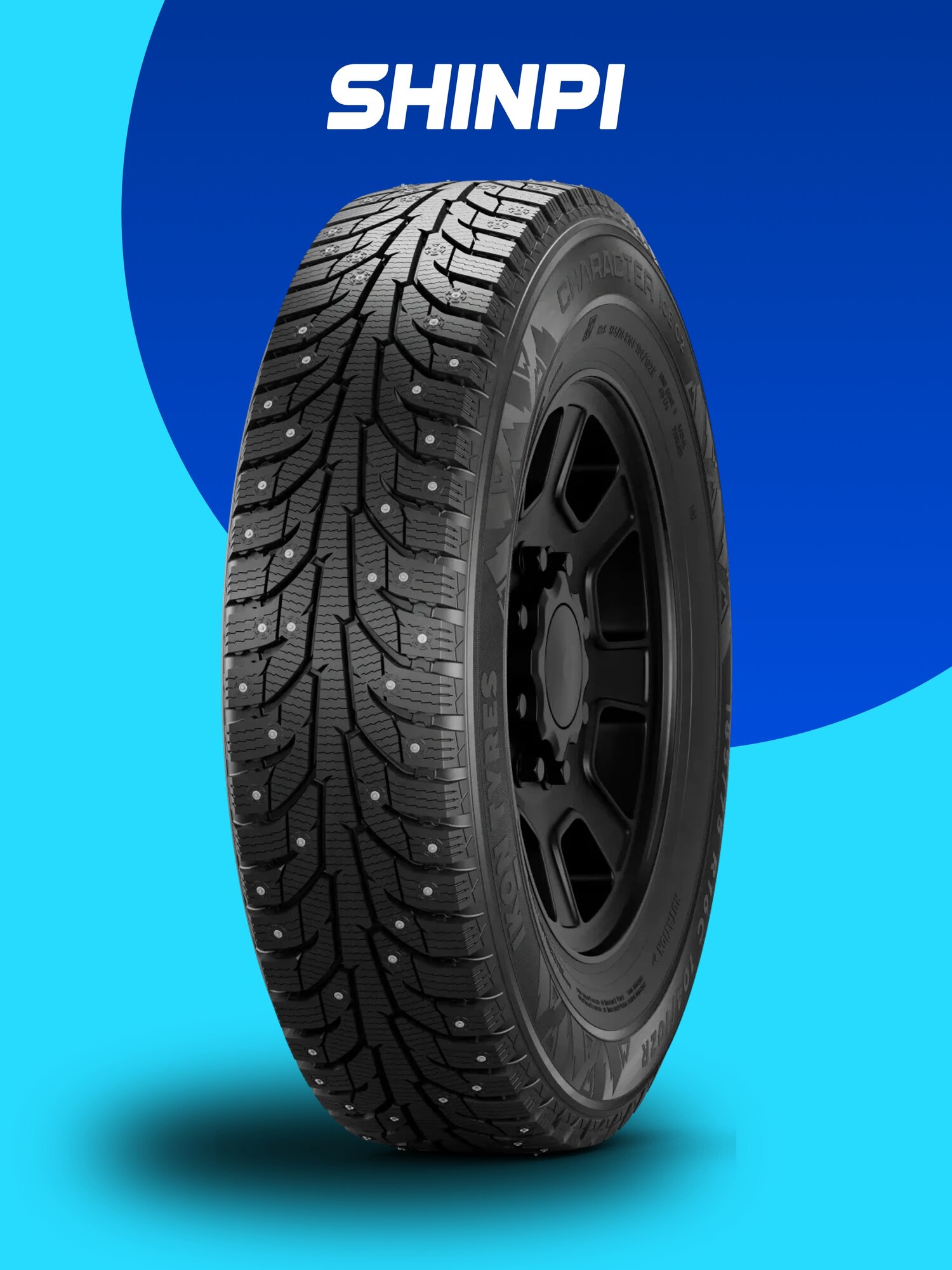 Шины Ikon Tyres Character Ice C2 215/65 R16 109R Шипованные зимние