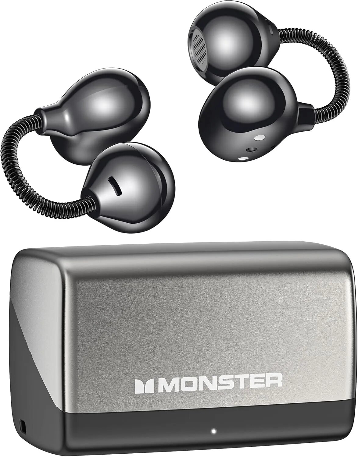 Беспроводные наушники Monster Airclip AC700 Open-Ear, серебристые