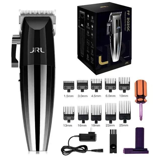JRL Professional Машинка для стрижки 2020C, белый, черный
