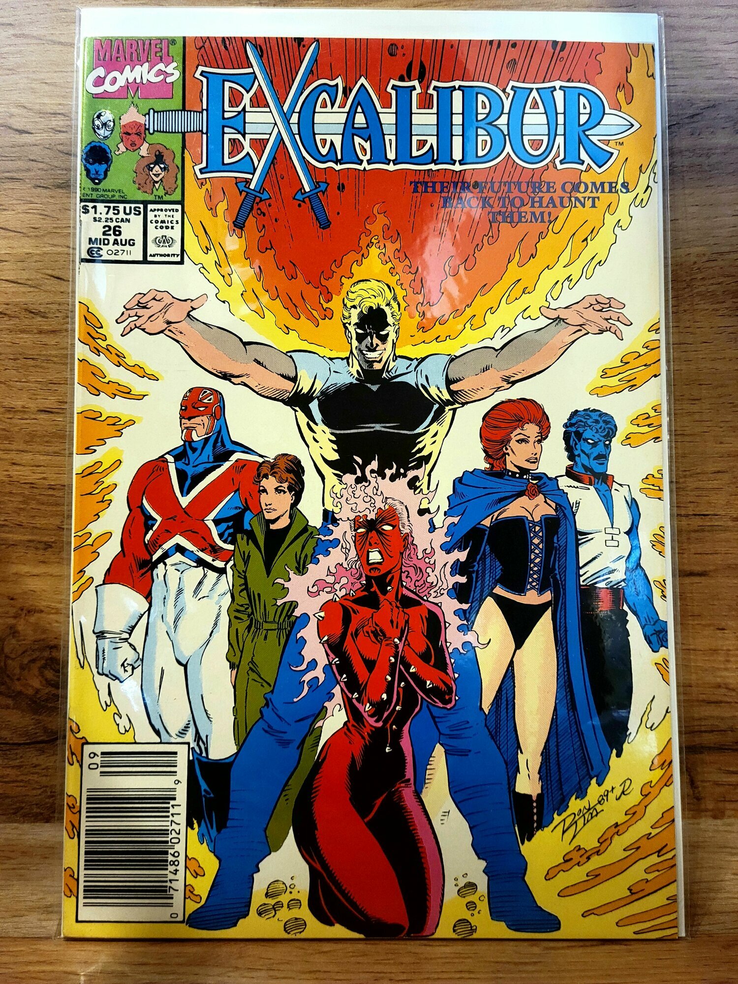 Ретро Комикс Excalibur #26. 1990 Год. Оригинал!