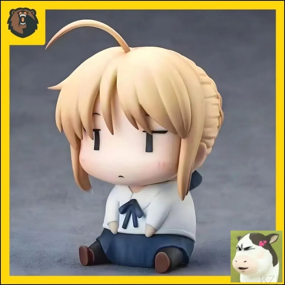 Фигурка Сэйбер Альтрия Пендрагон / Fate/Stay Night Saber Altria Pendragon подарок для фаната (6 см)