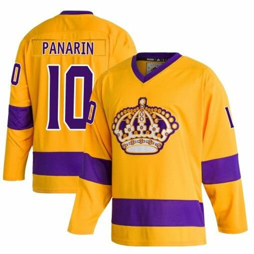 NHL джерси хоккейная Лос-Анджелес Кингз Los Angeles Kings Hockey Jersey Artemi Panarin хоккейная форма спортивная майка
