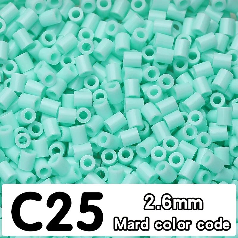 Бусины Hama Perler 2,6 мм 3000 шт YAONUAN