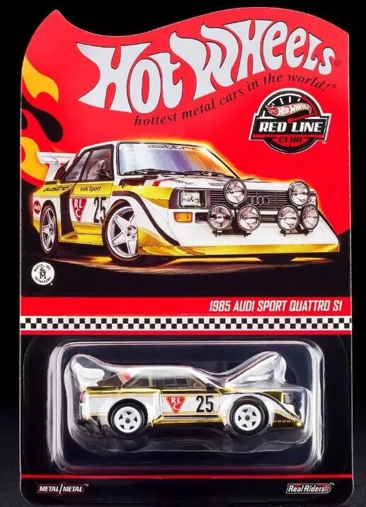Коллекционная машинка Mattel Hot Wheels Collectors RLC Exclusive 1985 Audi Sport quattro S1