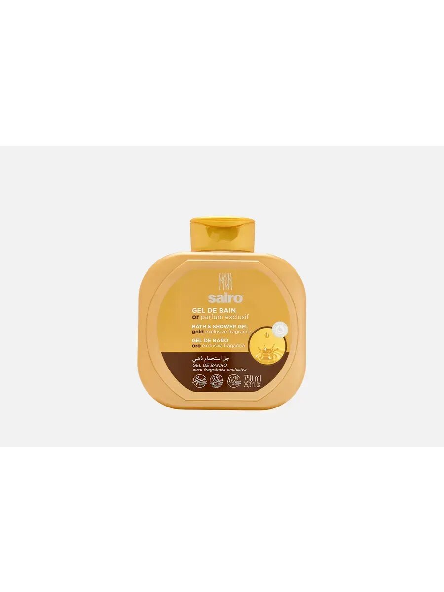 SAIRO GOLD EXCLUSIVE FRAGRANCE Гель для душа 750мл