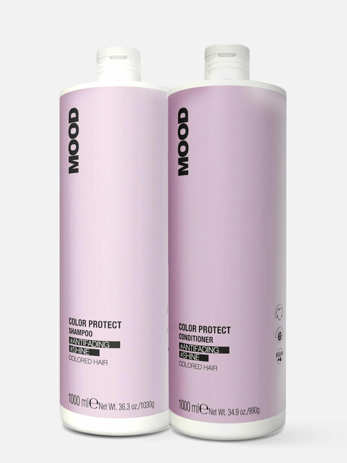 Набор для окрашенных волос (шампунь и кондиционер) Mood Color Protect, 1000 мл + 1000 мл