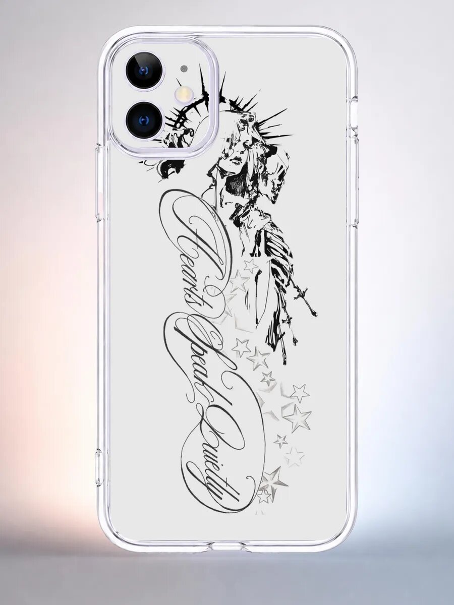 Чехол iPhone 11 Терновый нимб силиконовый прозрачный