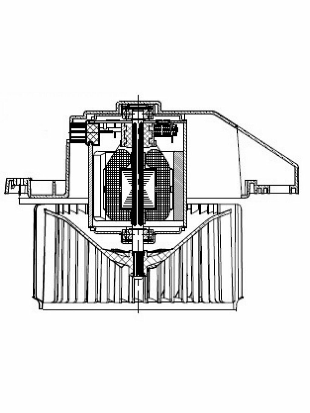 Электровентилятор отопителя Luzar LFh 08L5