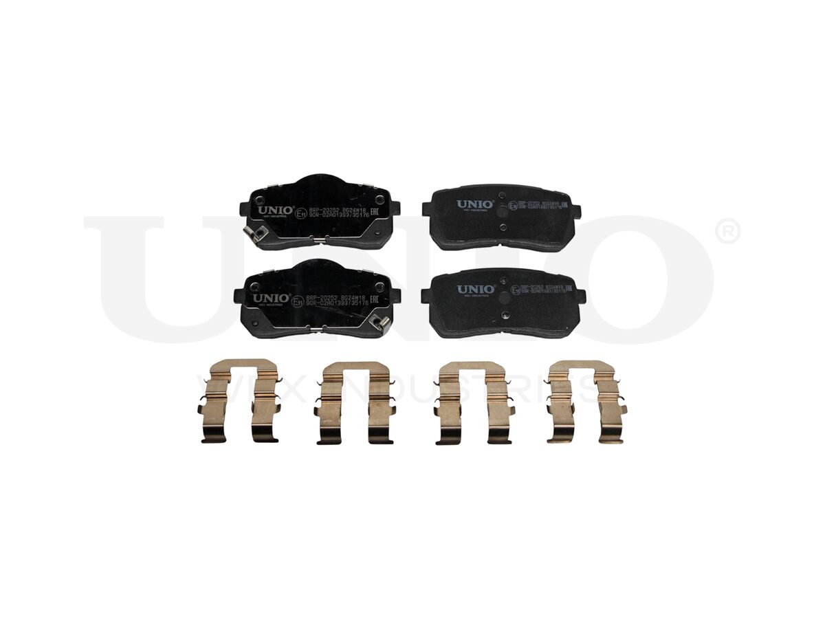 Колодки тормозные диск. задние kia carnival ii 06-, hyundai h-1/starex ii 08-, haval h8 13- (UNIO BRP-20252)