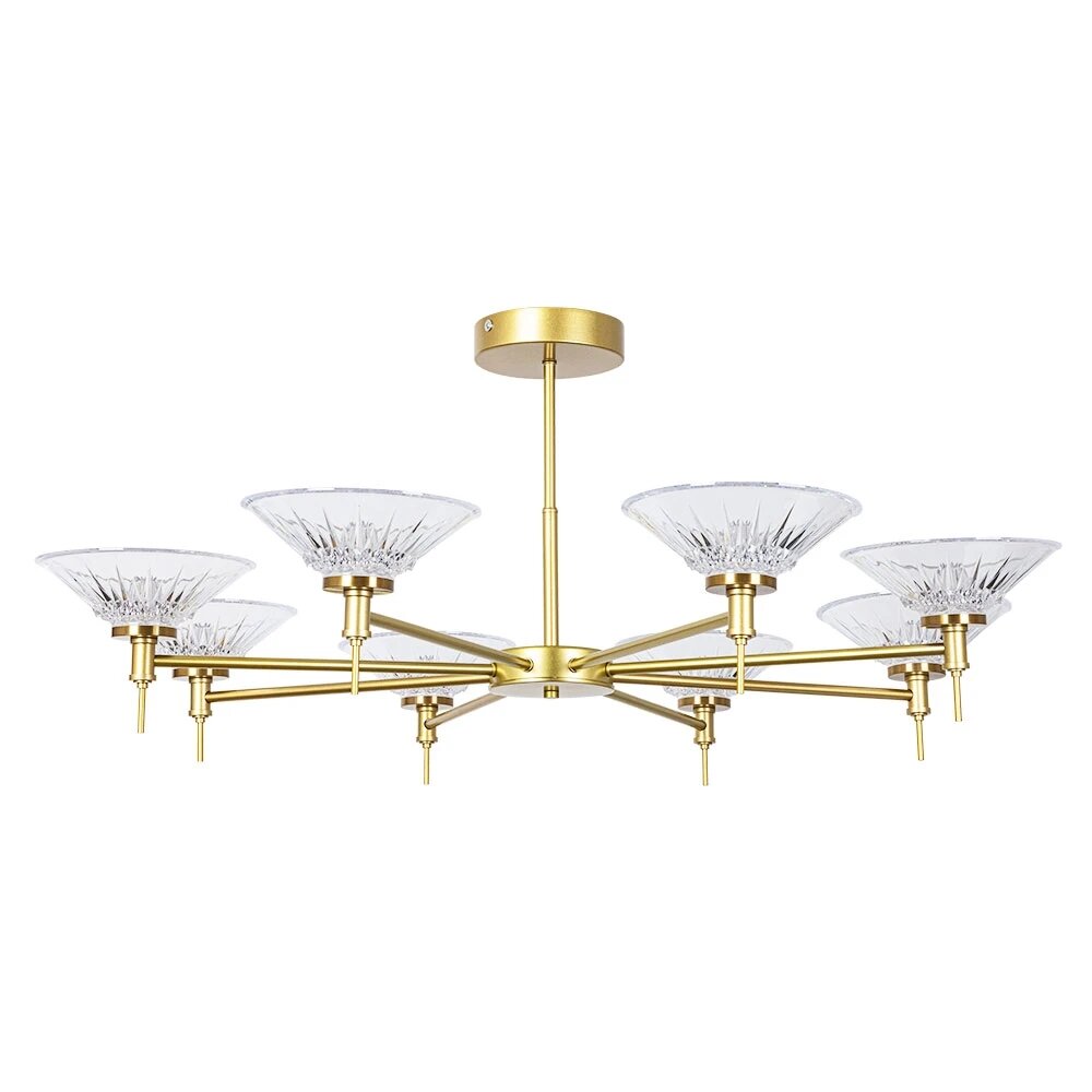 Люстра на штанге Arte Lamp ALESSIA A2076PL-8GO
