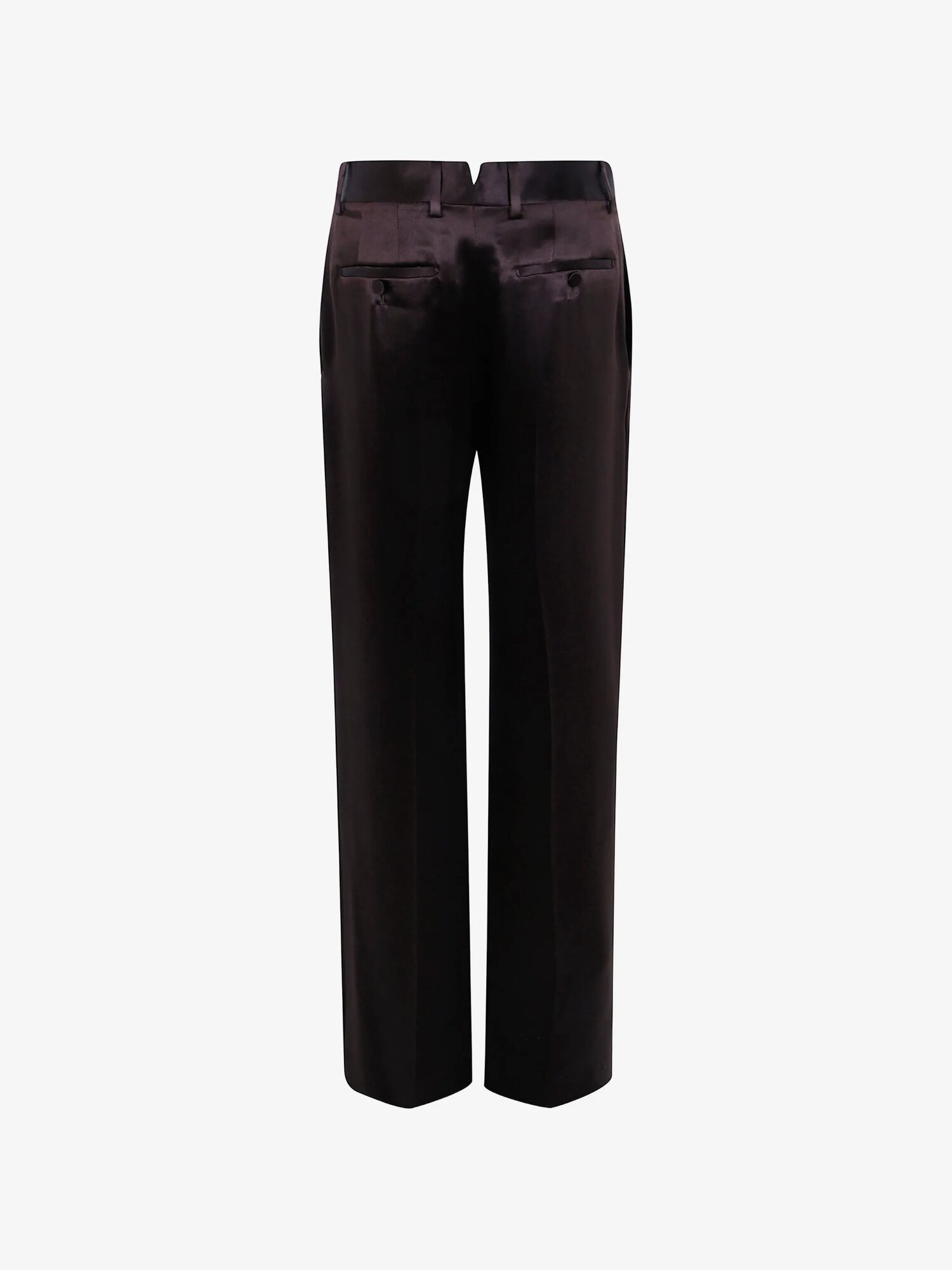 Брюки Tom Ford Tailored silk trousers, размер 42 EU, фиолетовый — фото 1