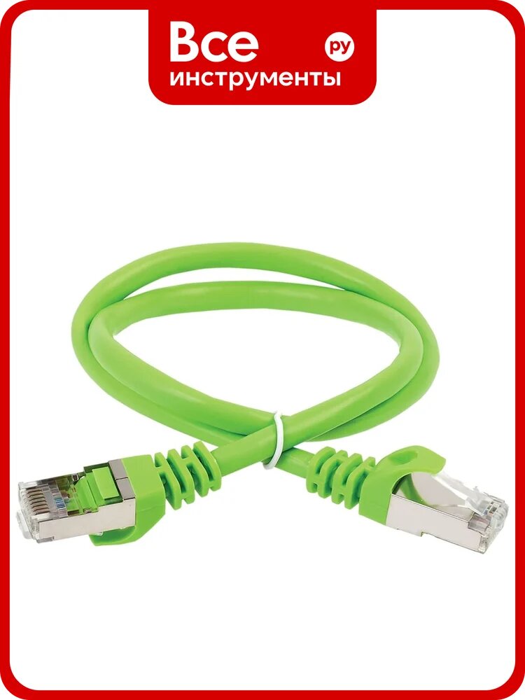 Коммутационный шнур ITK кат. 6 ftp lszh 2м зеленый PC02-C6FL-2M