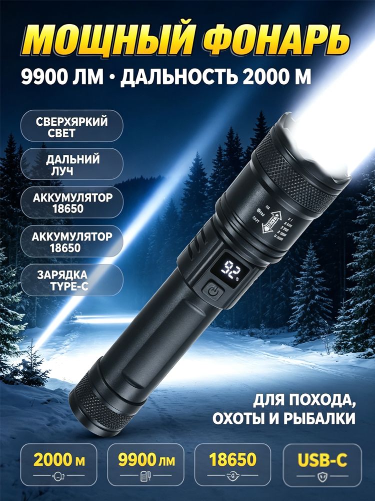 Фонарь-прожектор