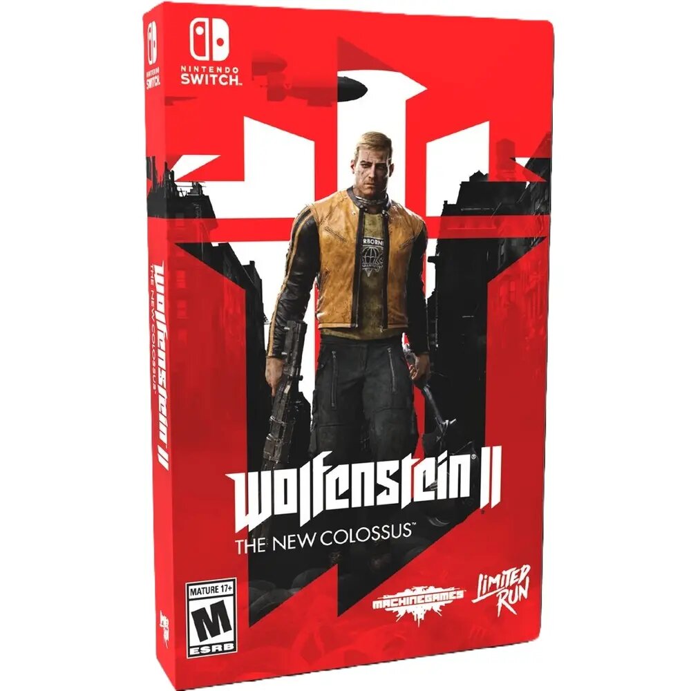 Игра Wolfenstein II: The New Colossus - Steelbook Edition (Limited Run) (Nintendo Switch, русская версия) MachineGames,