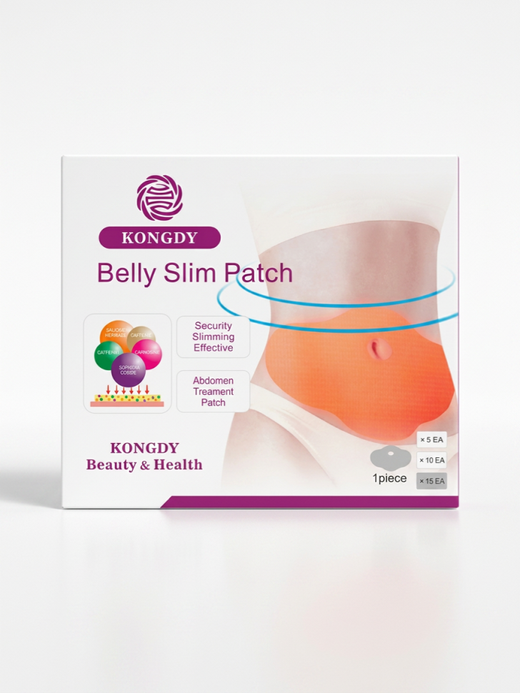 Пластырь Kongdy для сжигания жира на животе Belly Slim Patch 5 шт