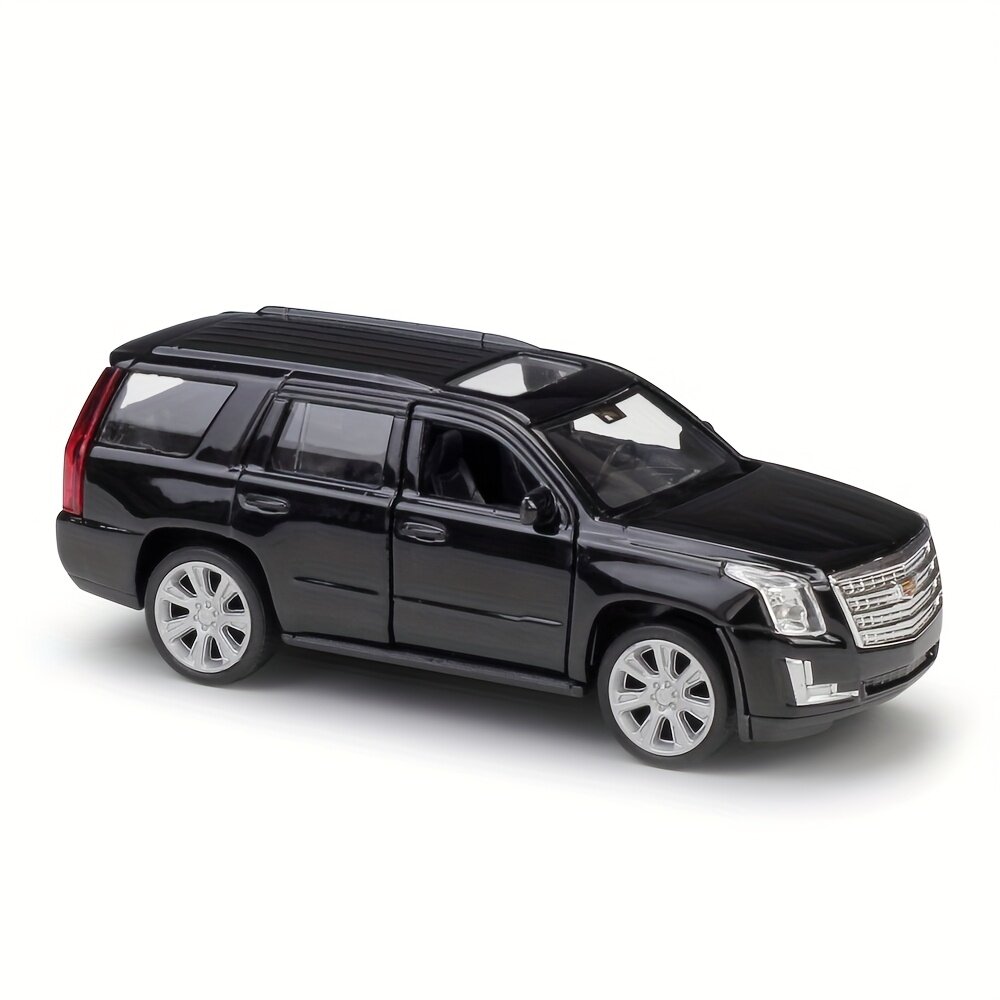 Модель автомобиля Cadillac Escalade в масштабе 1:36, черный цвет