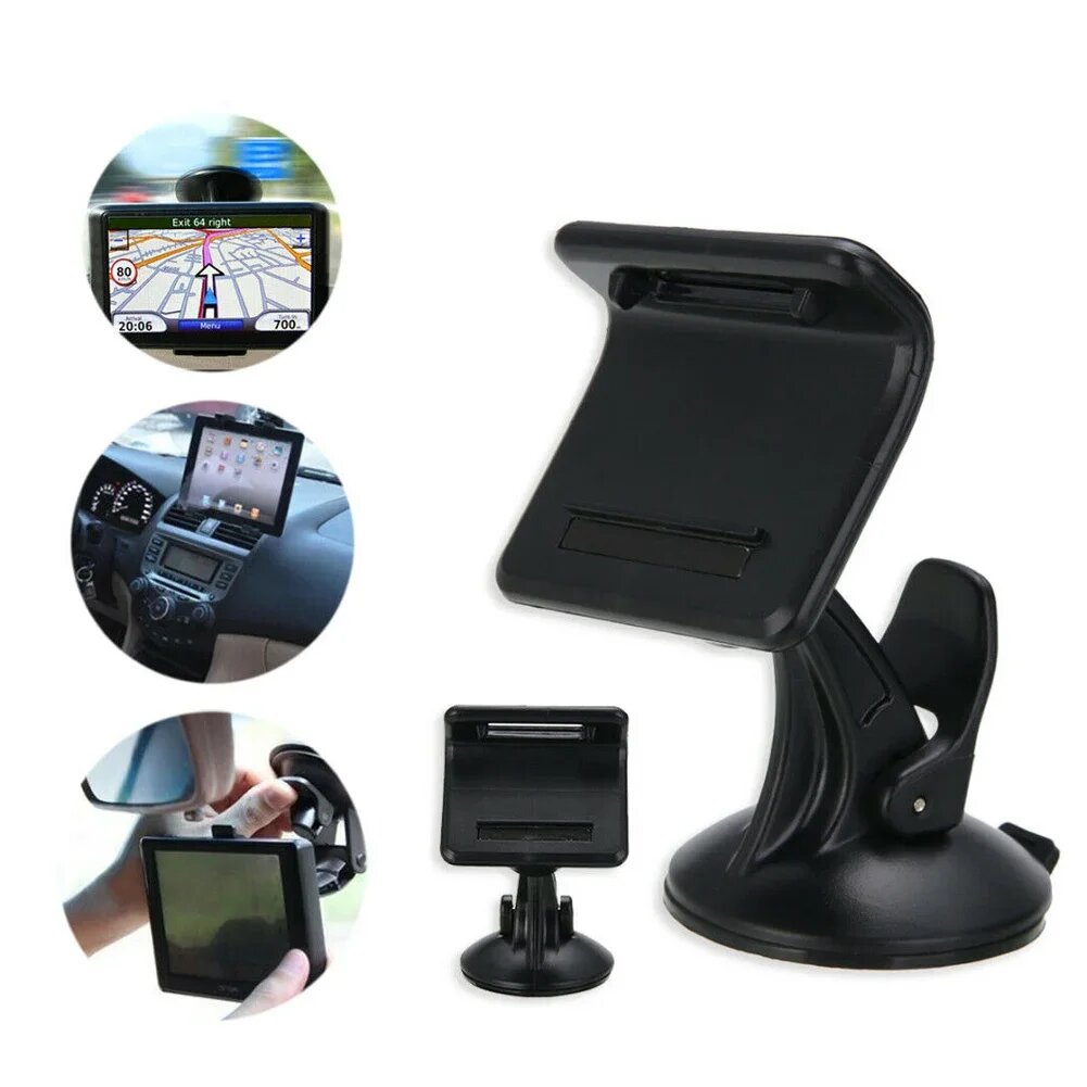 Крепление для GPS-навигатора, 1 шт, для серии TomTom, держатель GPS на присоске, автомобильное, для салона, черное, крепление для автомобиля