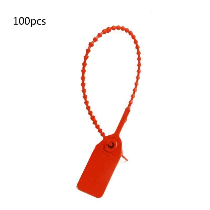 100 шт. Номерные пломбы-индикаторы, красный