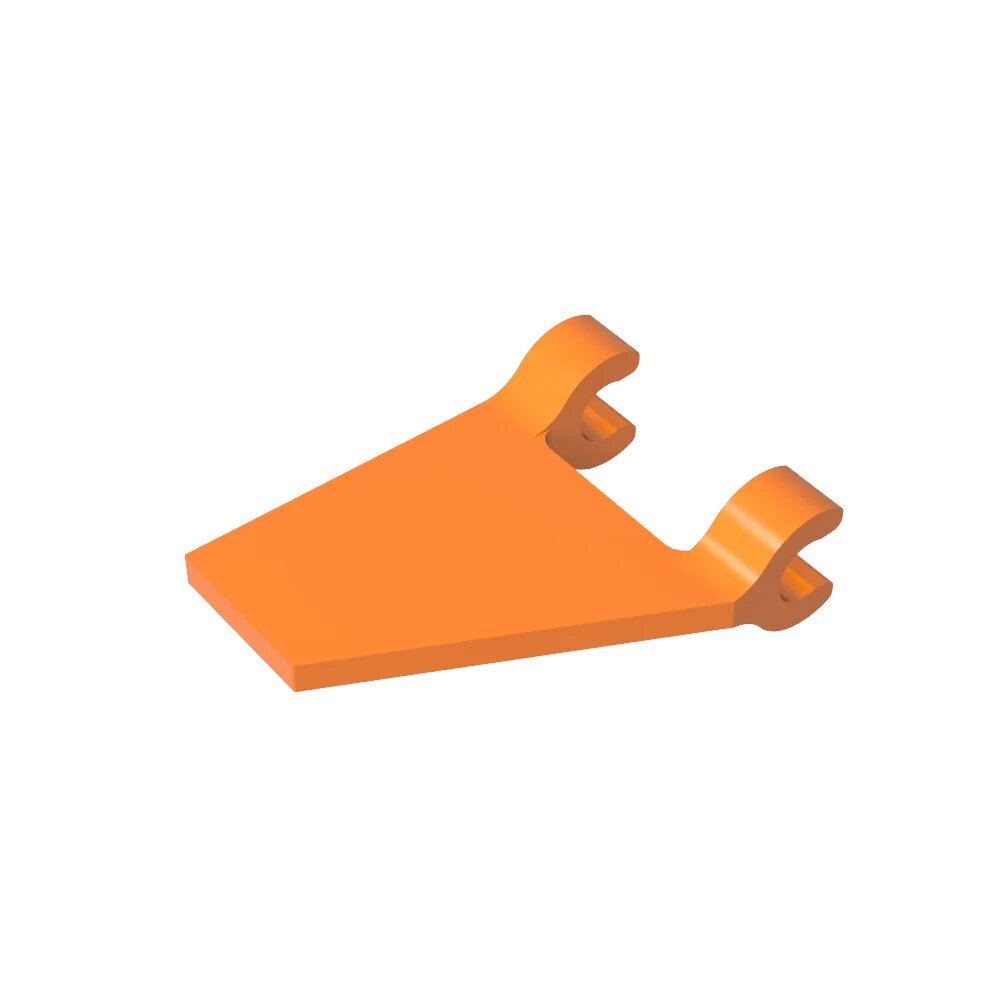 Gobricks пластиковые блоки для сборки флага Оранжевый, 021