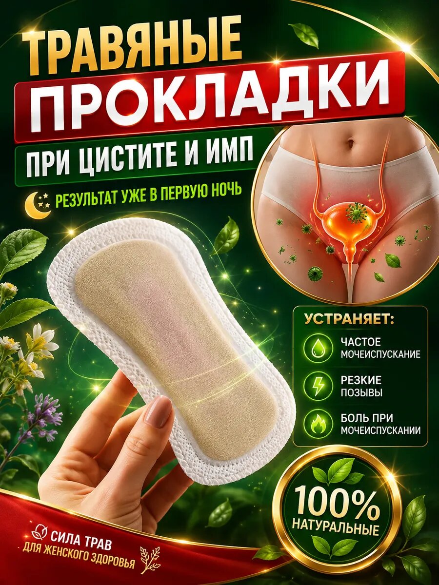 Травяные урологические прокладки