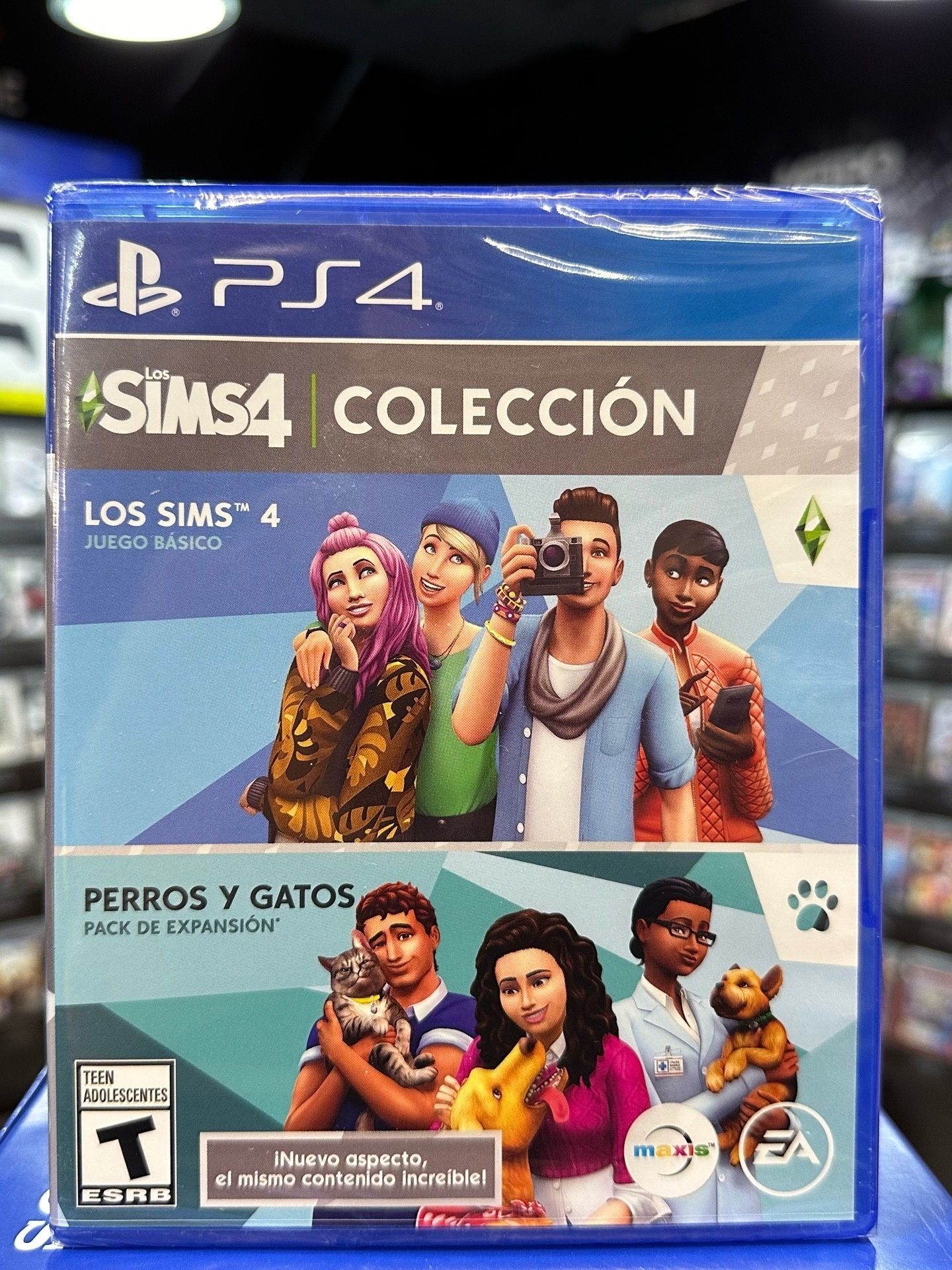 Игра The Sims 4 + Дополнение The Sims 4: Кошки и Собаки PS4 (Box)