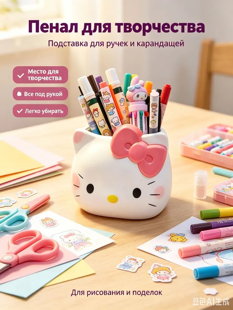 Органайзер хеллоу китти(Hello Kitty) подставка для ручек