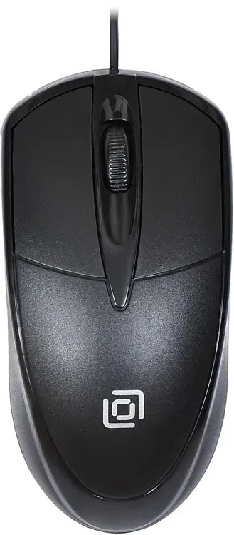 Мышь проводная Oklick 125M, оптическая, USB, 1200dpi, черный