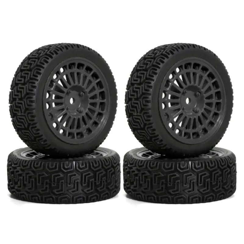 4 шт. Раллийные шины 68 мм для Tamiya XV01 XV02 TT01 TT02