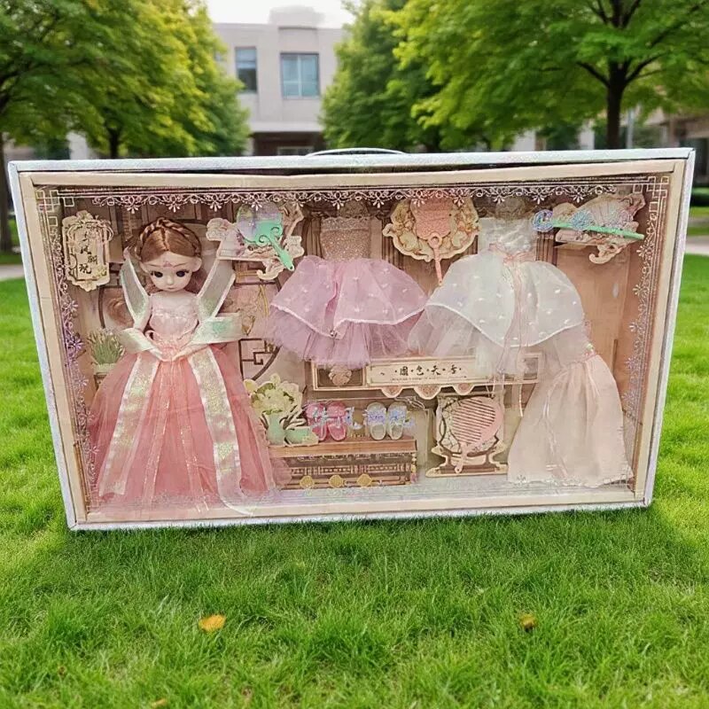 Кукла-прыгунок Lingxue'er 915 с упаковкой 62x8x38 см, подарок на день рождения для девочек