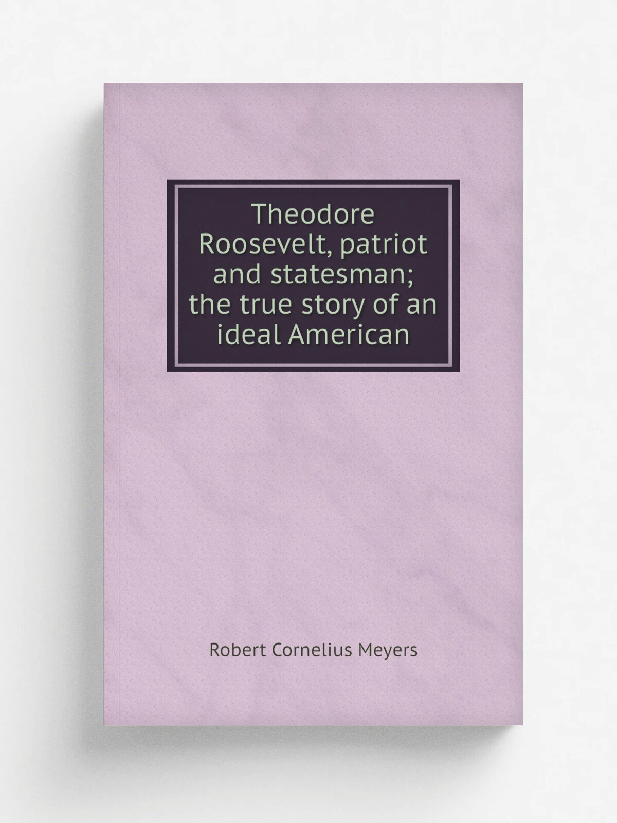 Theodore Roosevelt, patriot and statesman; the true story of an ideal American
