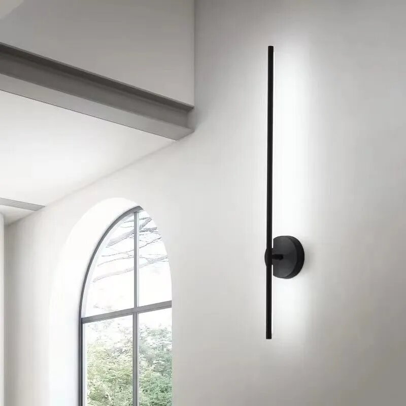 WINLAMS Настенный светильник, LED, Черный, Металл, 1000 мм, 110-220 В