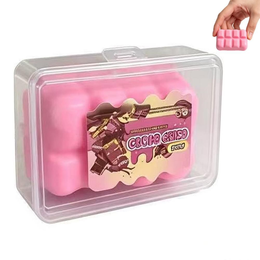 OROPOCRO Игрушка-антистресс, хрустящая плитка шоколада, 6 шт