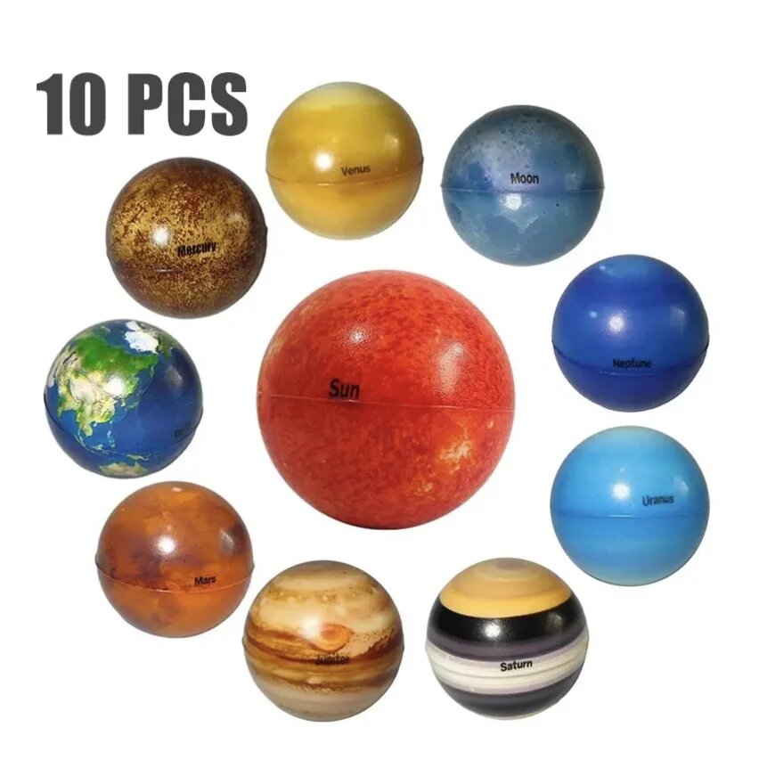 10 мячей "Солнечная система", 10pcs