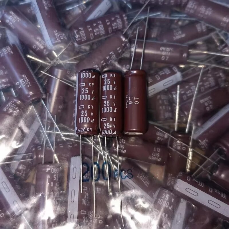 Конденсатор NCC 1000 мкФ 25 В 10X20 KMG