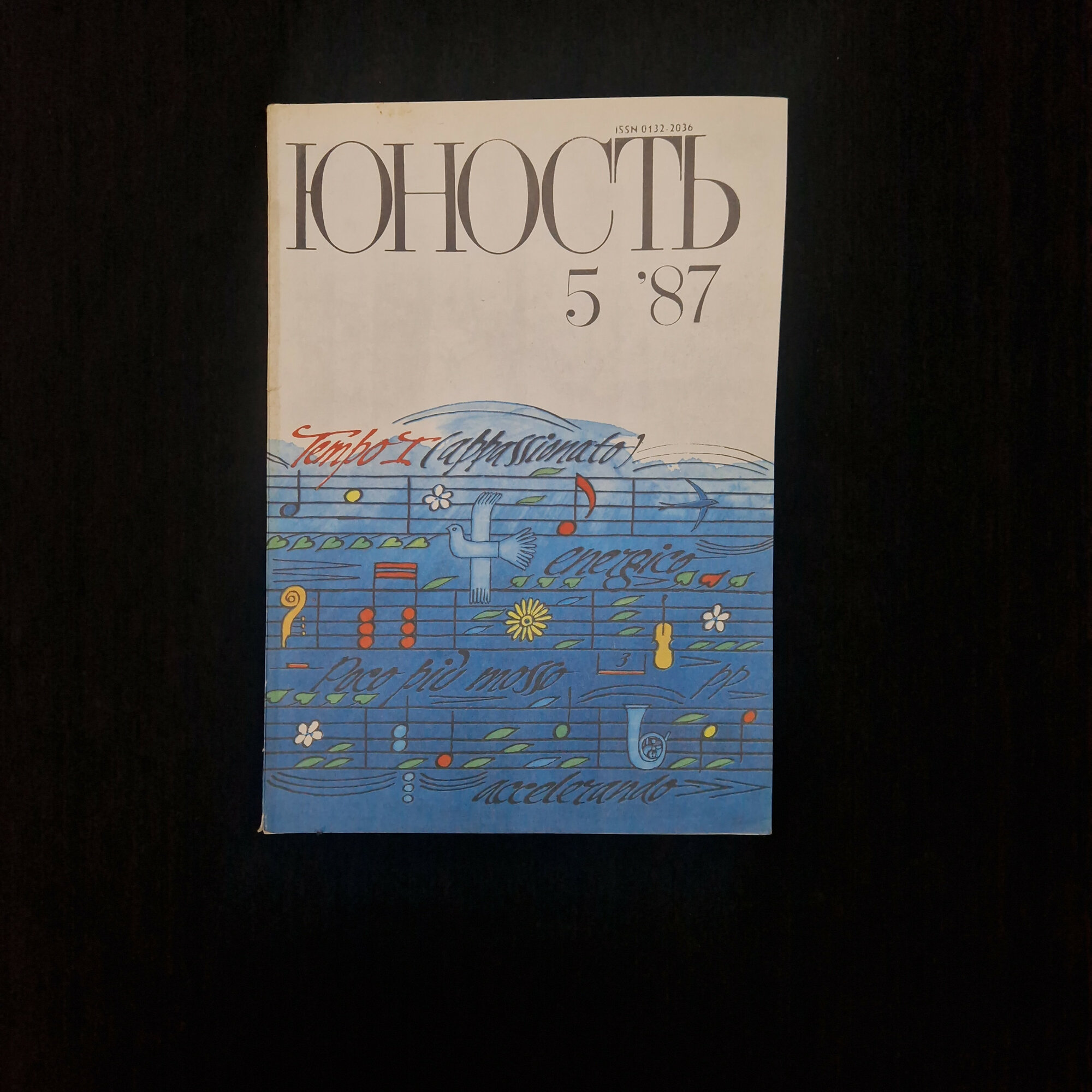 Юность 5 87. Книга СССР. Литературно художественный и общественно политический ежемесячник