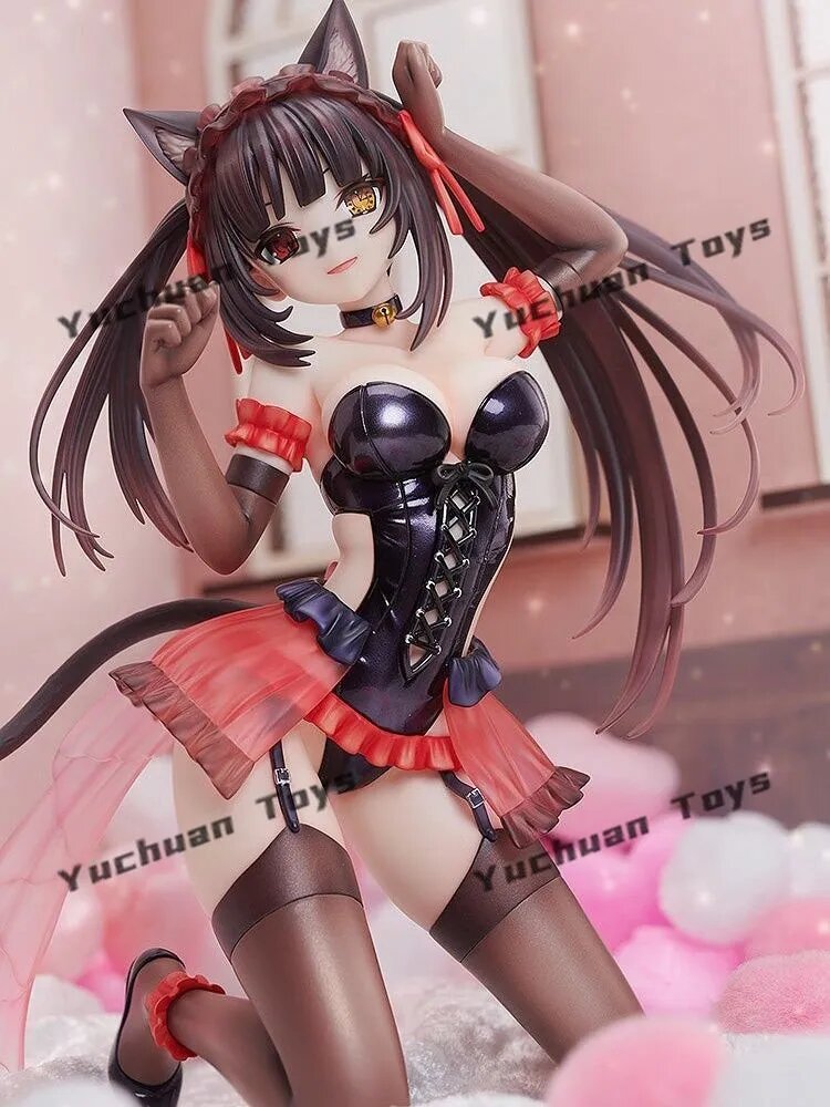 Аниме-фигурка Date A Live Fragment: Date A Bullet Tokisaki Kurumi KDcolle 1/7Cat Ears ver.