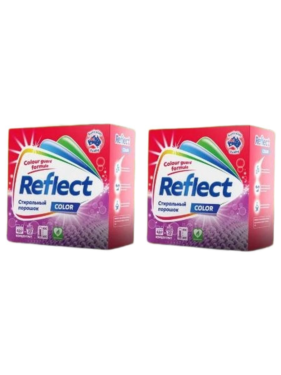 Reflect Стиральный порошок концентрированный для цветных вещей Colour 650г, комплект: 2 упаковки по 650г