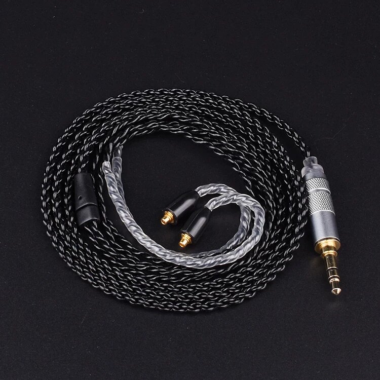 Наушники Shure SE215 MMCX OCC медь с серебряным покрытием Вкладыши Black Y-Sound прямой штекер Другая длина