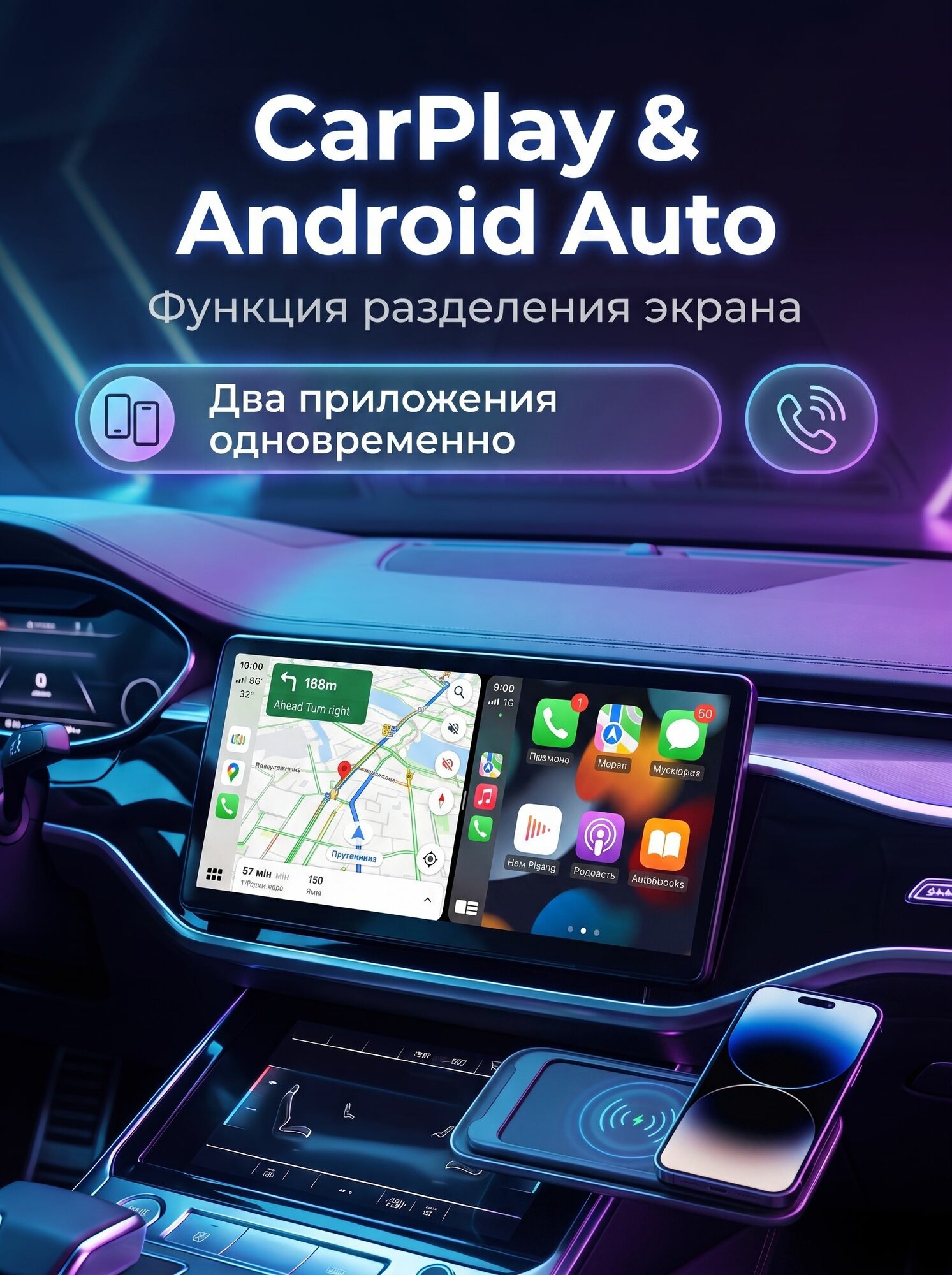 Android Магнитолы ГЕМ63 PRO MAX AUDI Style — фото 1