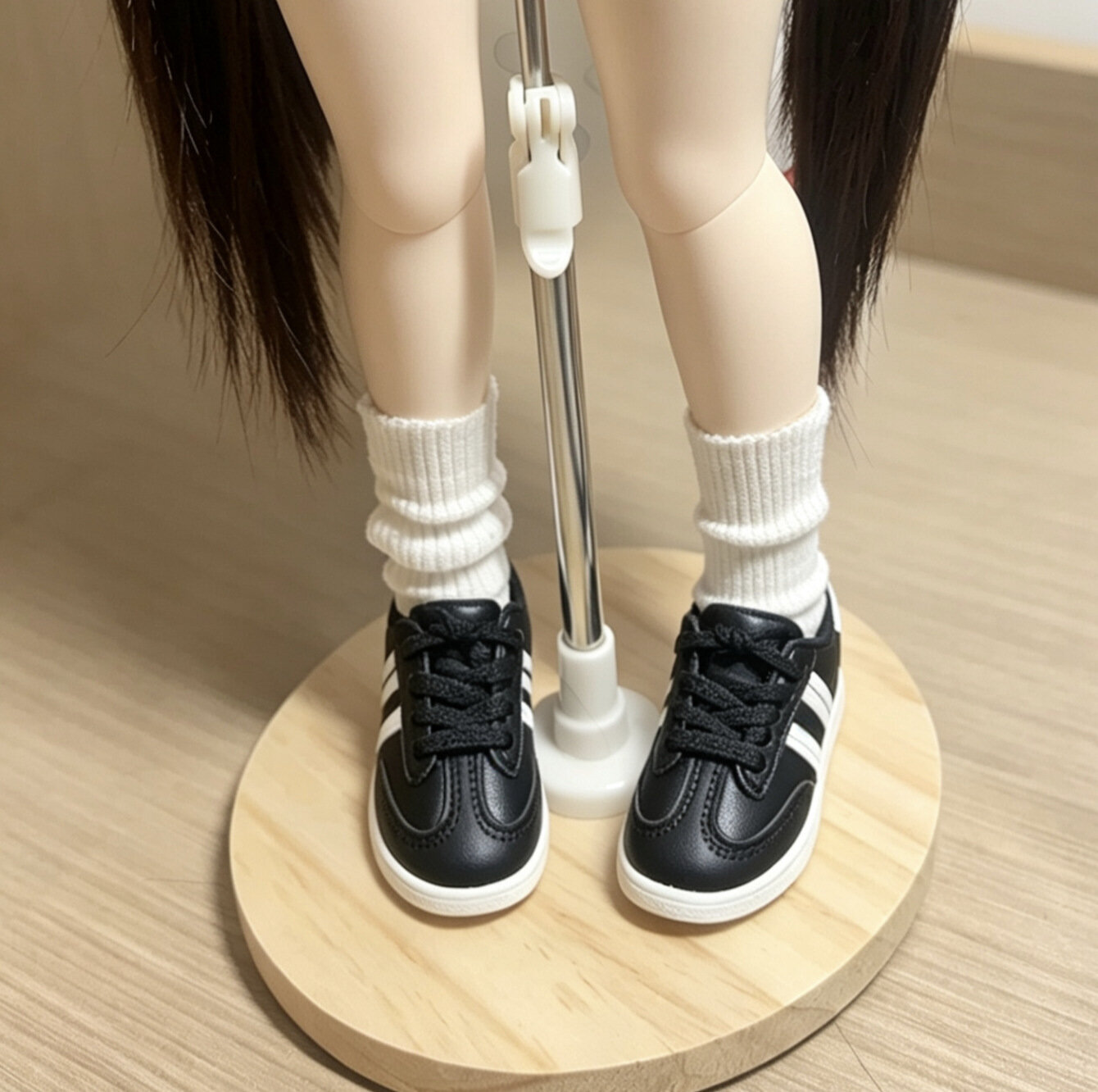 Обувь для кукол BJD 4/6 4 см черные кроссовки для MDD мини куклы BJD4 аксессуары модная повседневная обувь