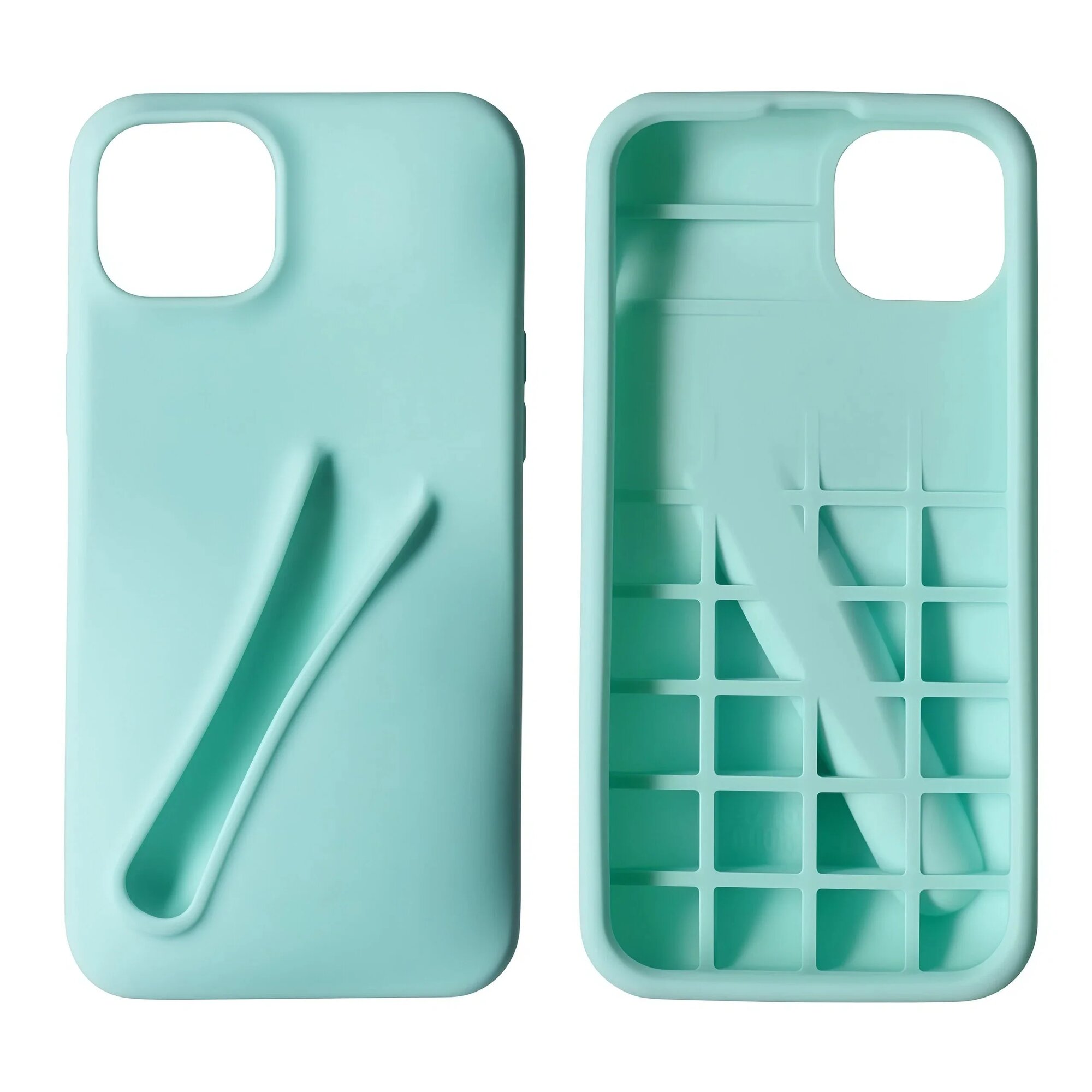 Силиконовый Чехол Для Телефона В Стиле Помады Для iPhone iPhone XR, Зеленый, Mint Green